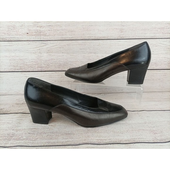 Ara | Shoes | Ara Elegance Womens Classic Square Toe Heels Size 7g Two ...